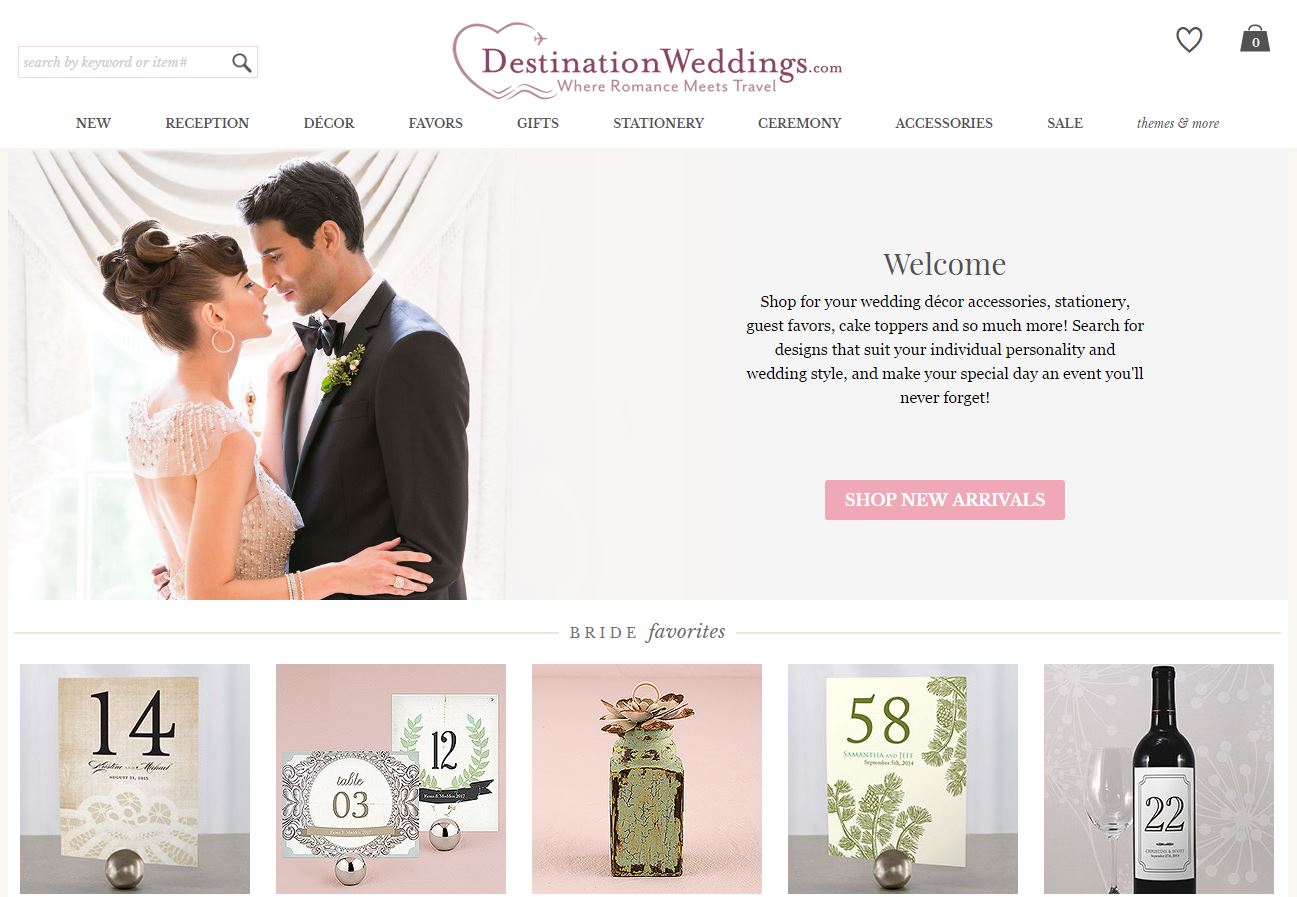 Introducing: Our New Online Storefront! | Destination Weddings Blog